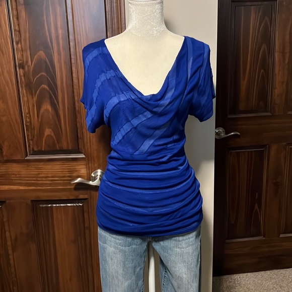 Iz Byer | Tops | Beautiful Royal Blue Top By Iz Byer | Poshmark